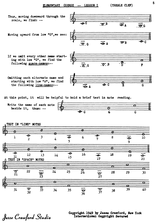 Elementary Organ Course, by Jesse Crawford, Free!