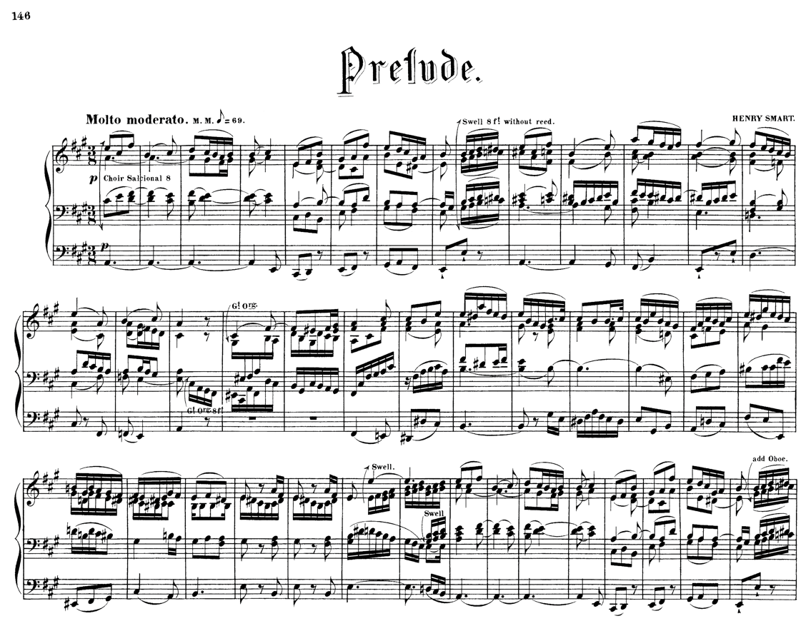 Prelude in A and Postlude in C, by Henry Smart, Order Online